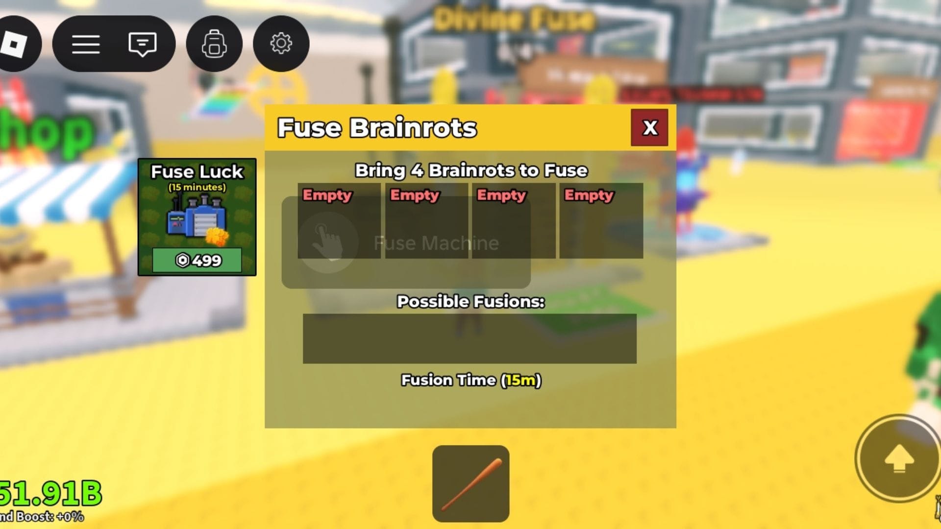 Steal a Brainrot Divine Fuse Machine guide