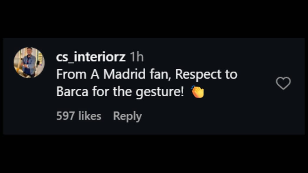 “From a Madrid fan, respect to Barca” - Fans react as Barcelona players ...