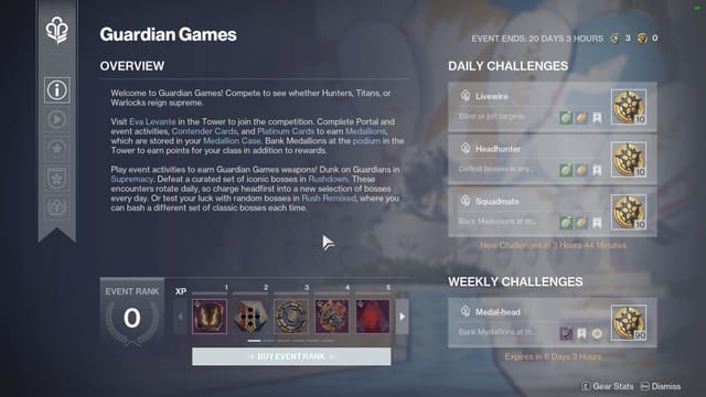 Destiny 2 Guardian Games Champ seal guide 2026: All normal and gilded ...