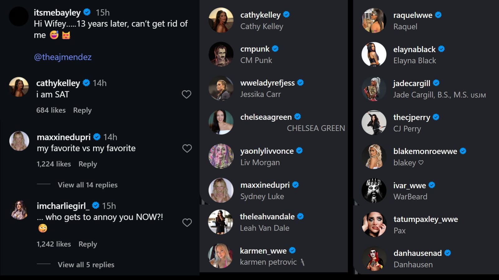 WWE: Liv Morgan, CM Punk, Jade Cargill, and more react as popular WWE ...