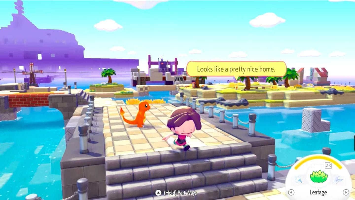 Can you move Pokemon between areas in Pokemon Pokopia?