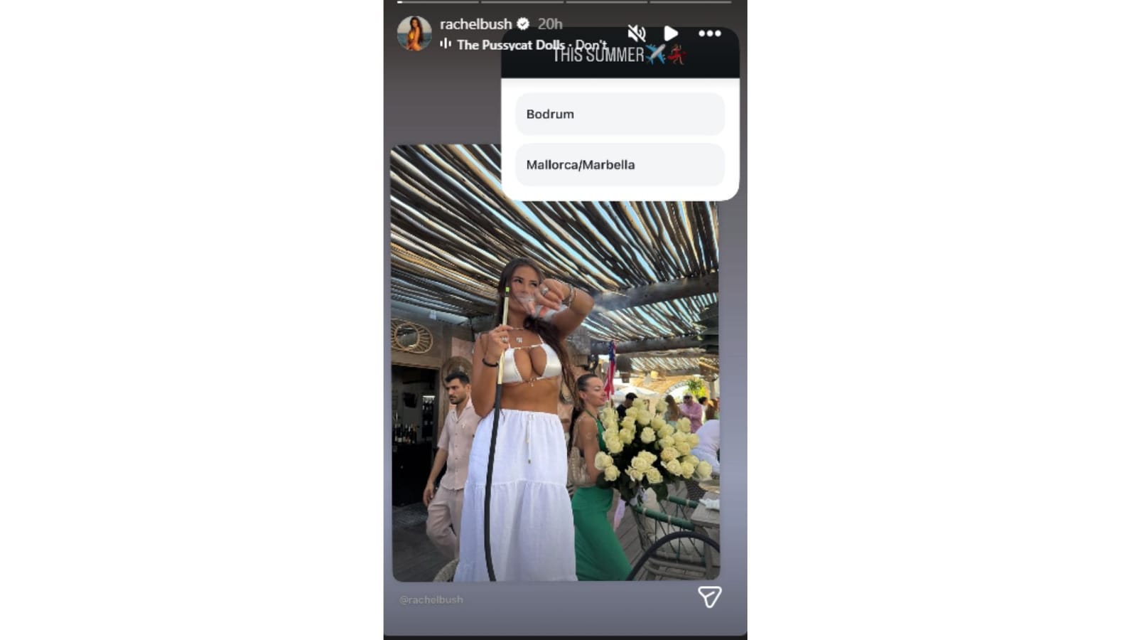 Jordan Poyer’s wife Rachel Bush drops beach glam look with white bikini ...