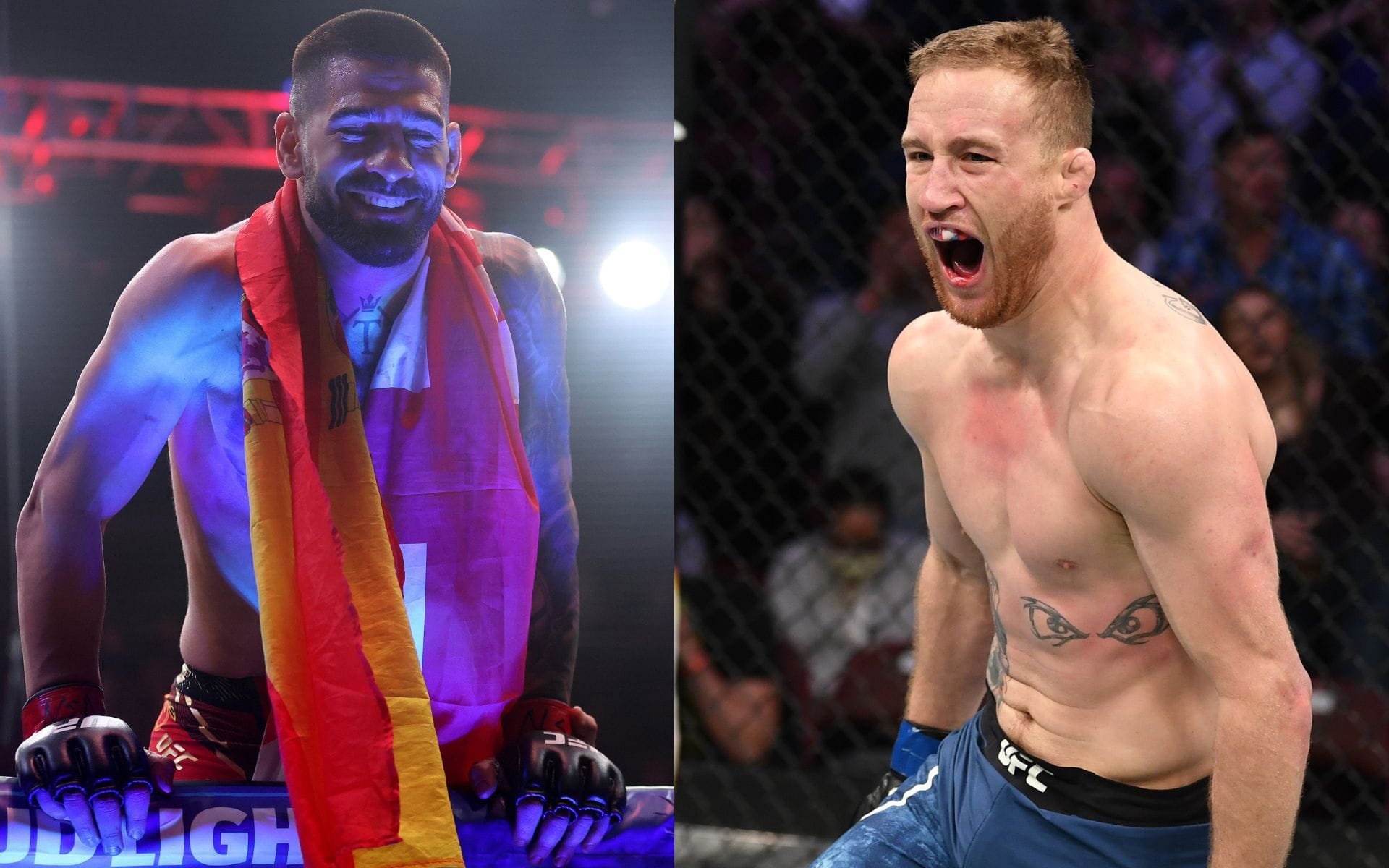 Freedom Fights 250: Ilia Topuria drops confident reaction to his fight ...