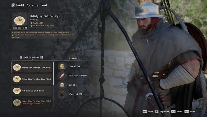 How to complete Renee's Request in Crimson Desert (Fish Porridge cooking)