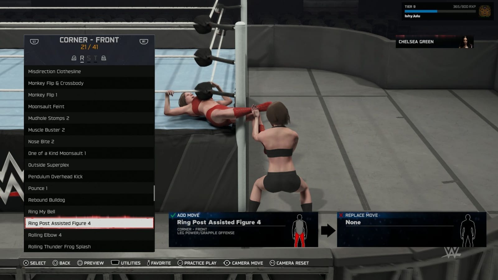 How to perform Bret Hart's Ring Post Figure Four in WWE 2K26
