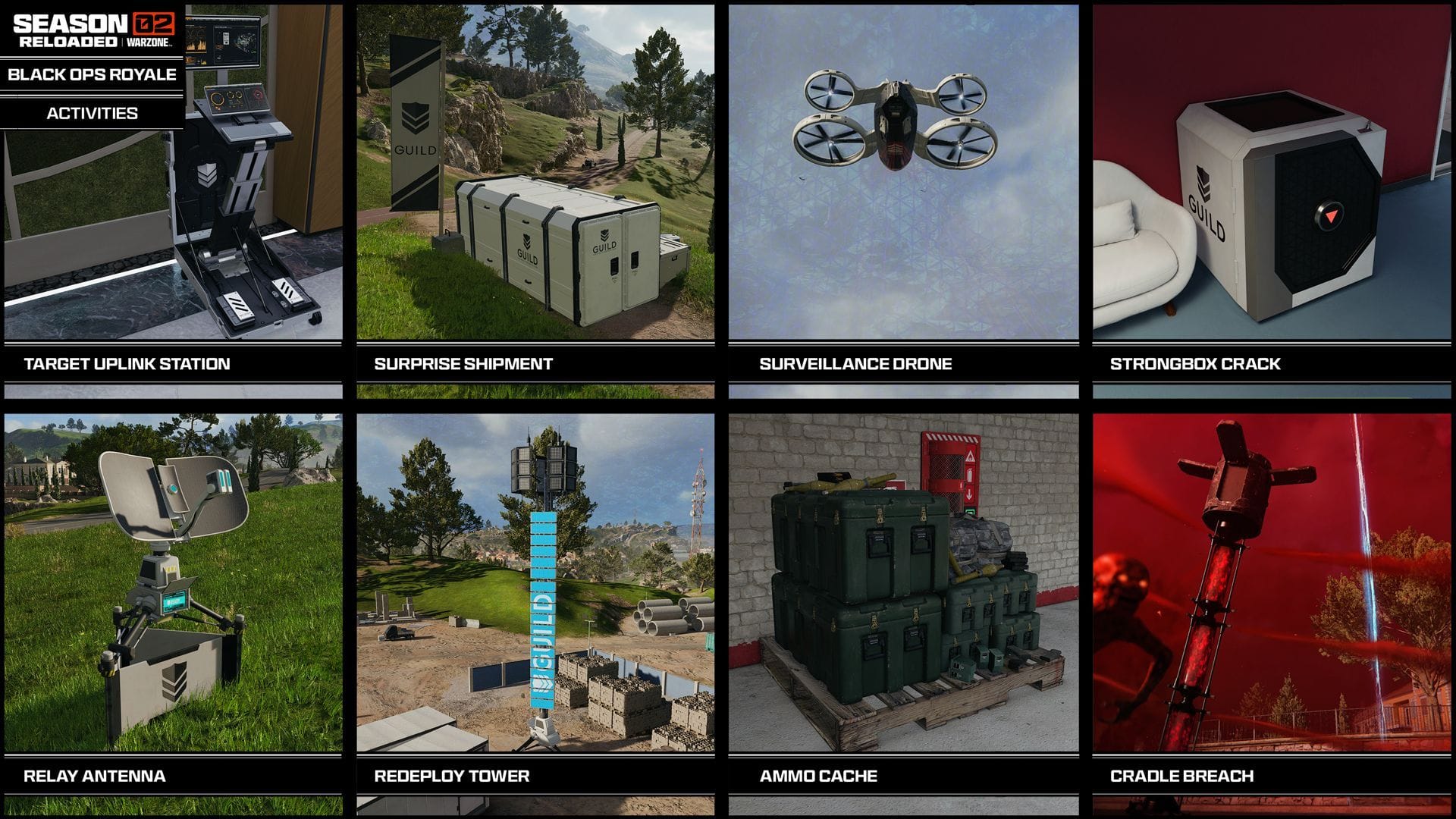 All Activities in Warzone Black Ops Royale explained