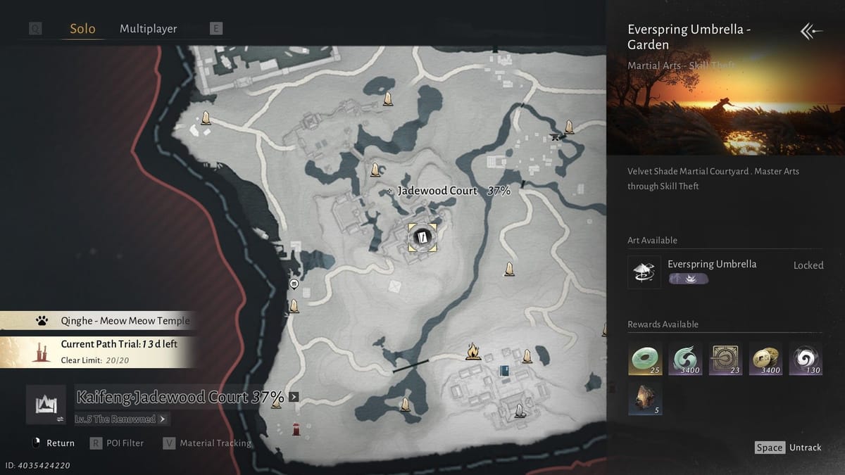 How to unlock the Everspring Umbrella in Where Winds Meet