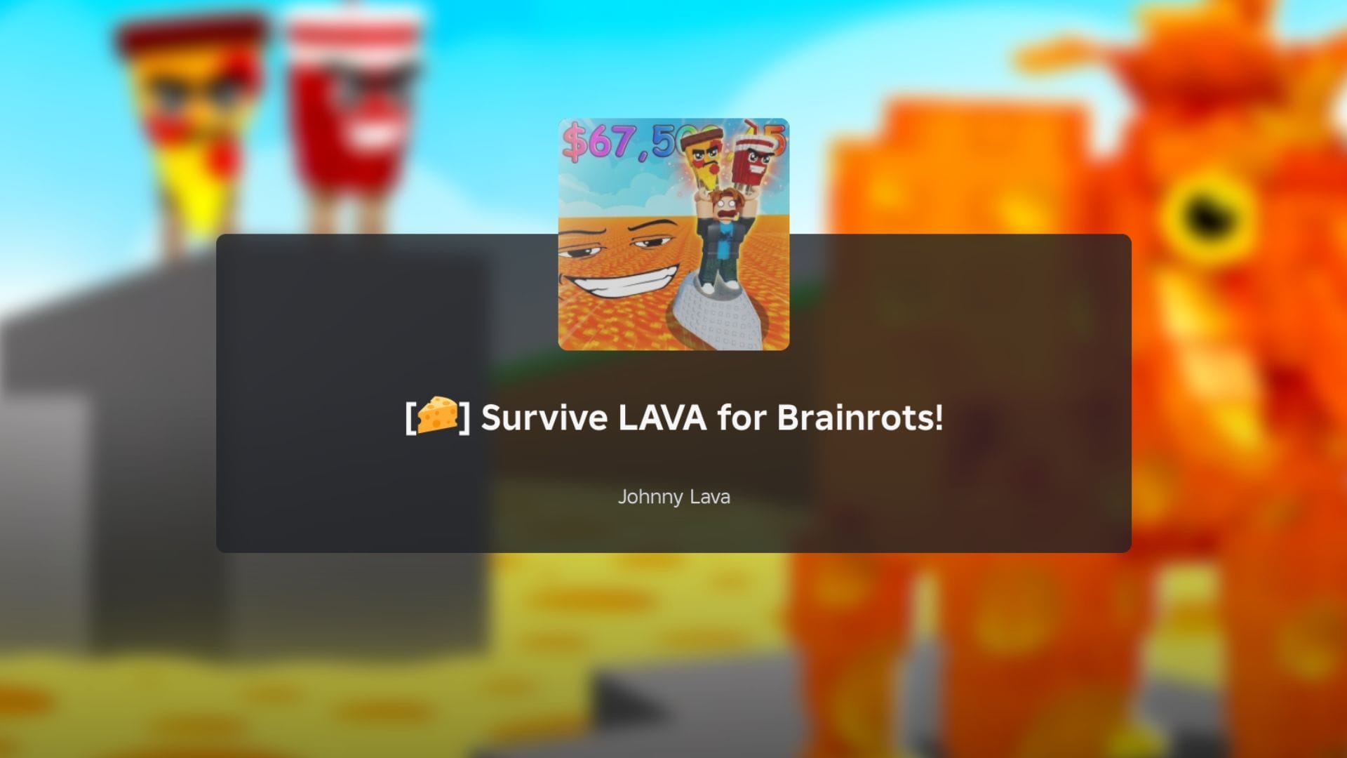 Survive Lava for Brainrots Cheese Event update patch notes