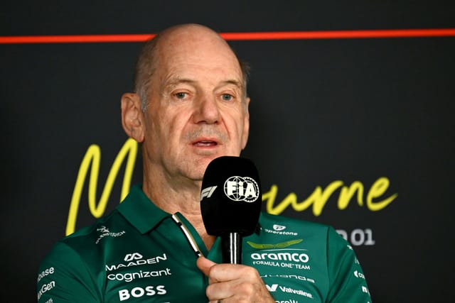Adrian Newey doesn't act as Aston Martin's team principal, claims ...