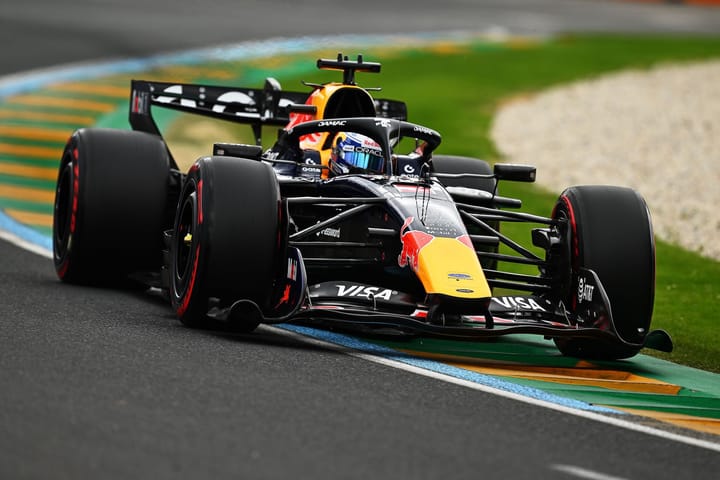 Max Verstappen reacts as the Red Bull driver crashes out of the F1 ...