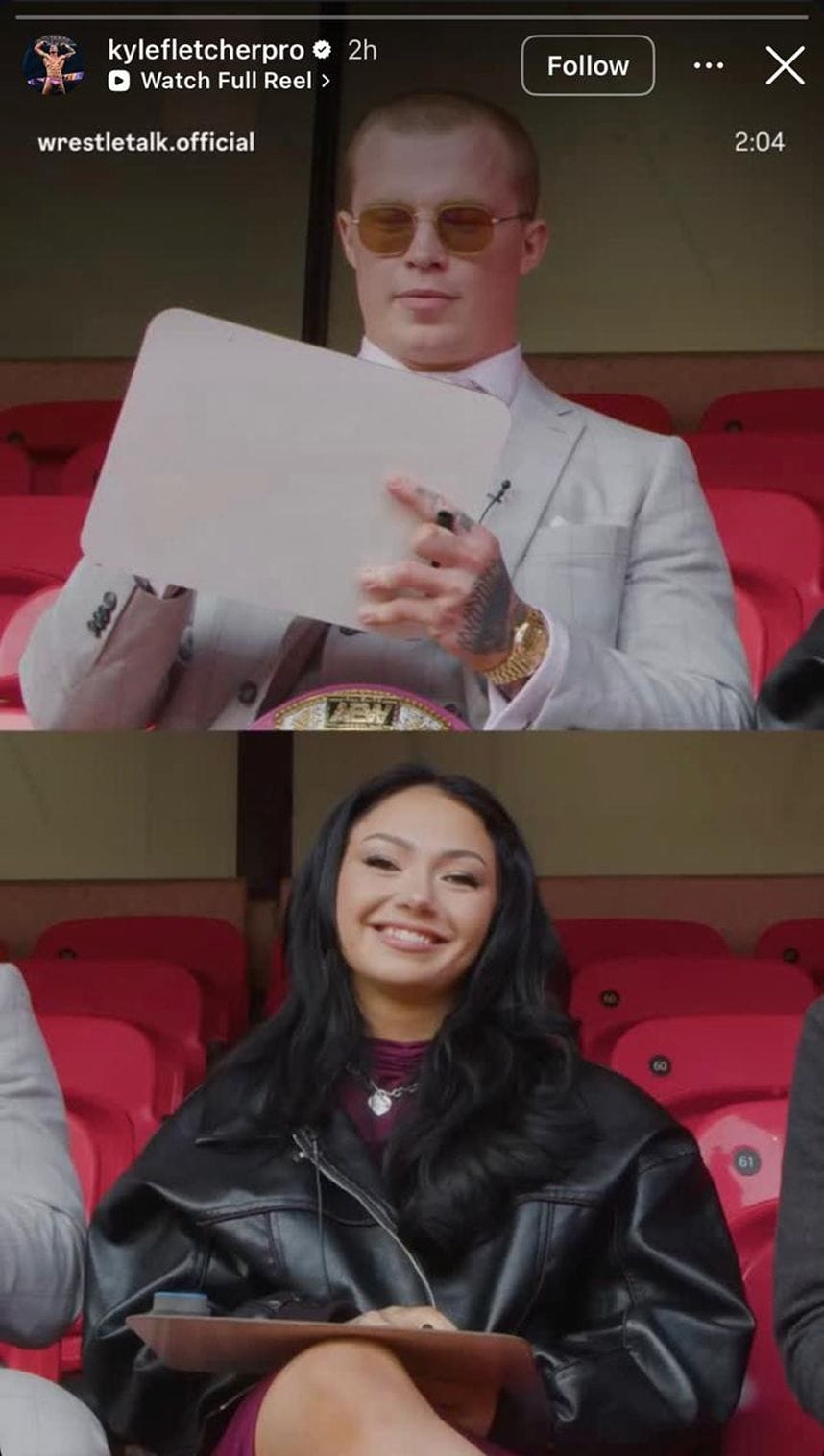 Kyle Fletcher suddenly posts clip with 26-year-old female star