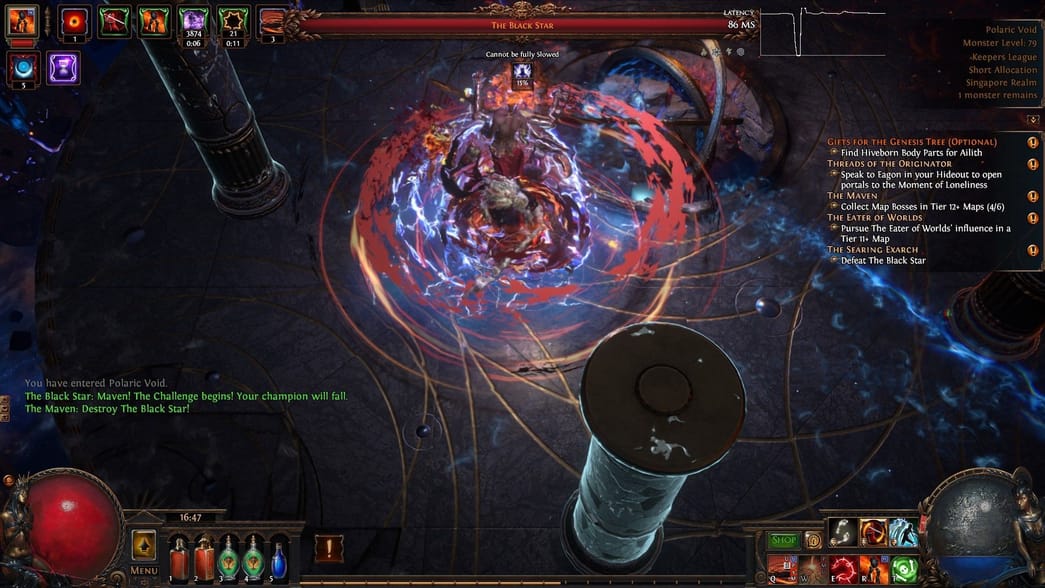 How to best utilize the new Void Shockwave Support in Path of Exile