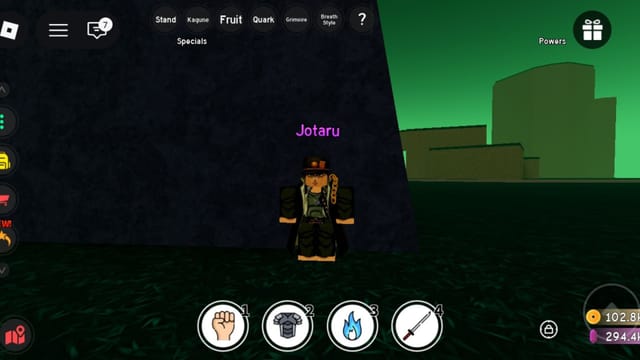 Anime Fighting Simulator Endless Jotaru quests guide