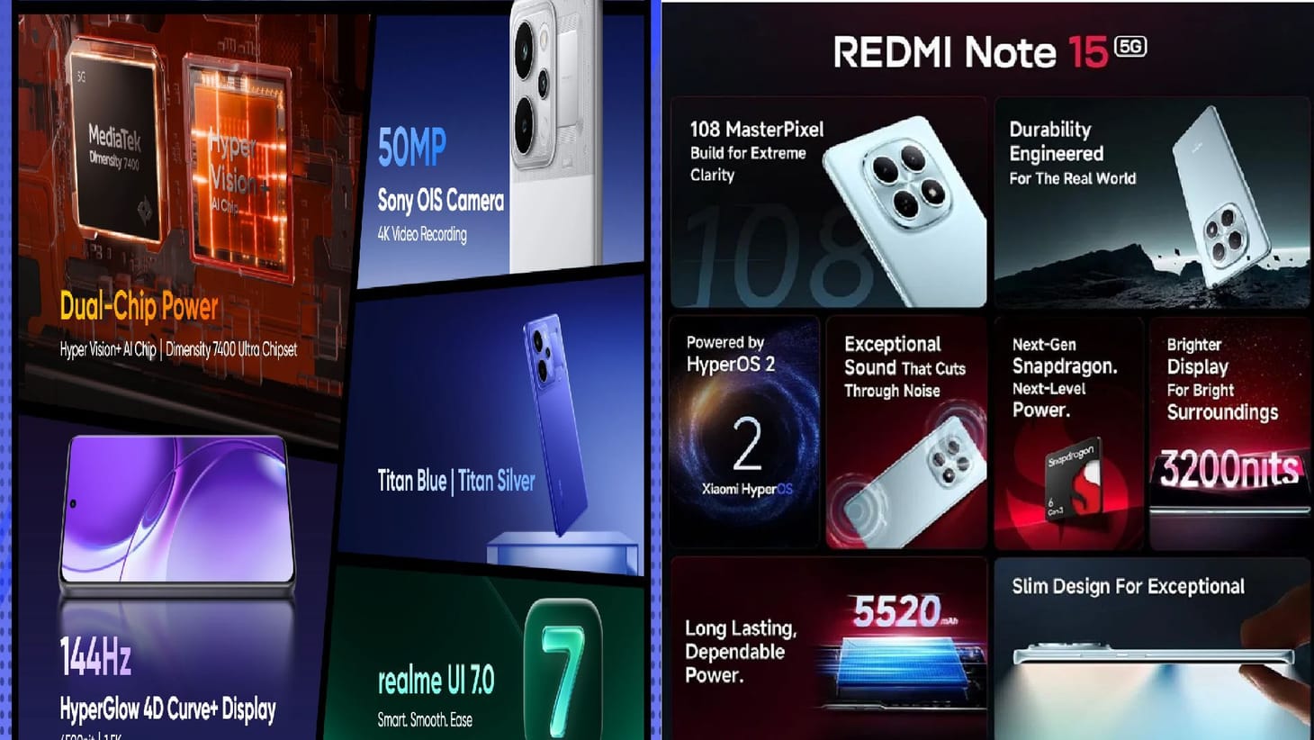 Realme Narzo Power vs Redmi Note 15: The best phone to get under ₹30,000