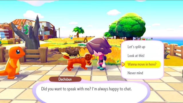 Can you move Pokemon between areas in Pokemon Pokopia?