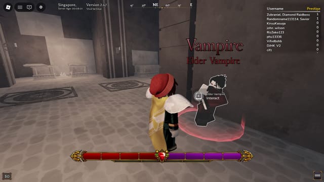Bizarre Lineage Vampire guide