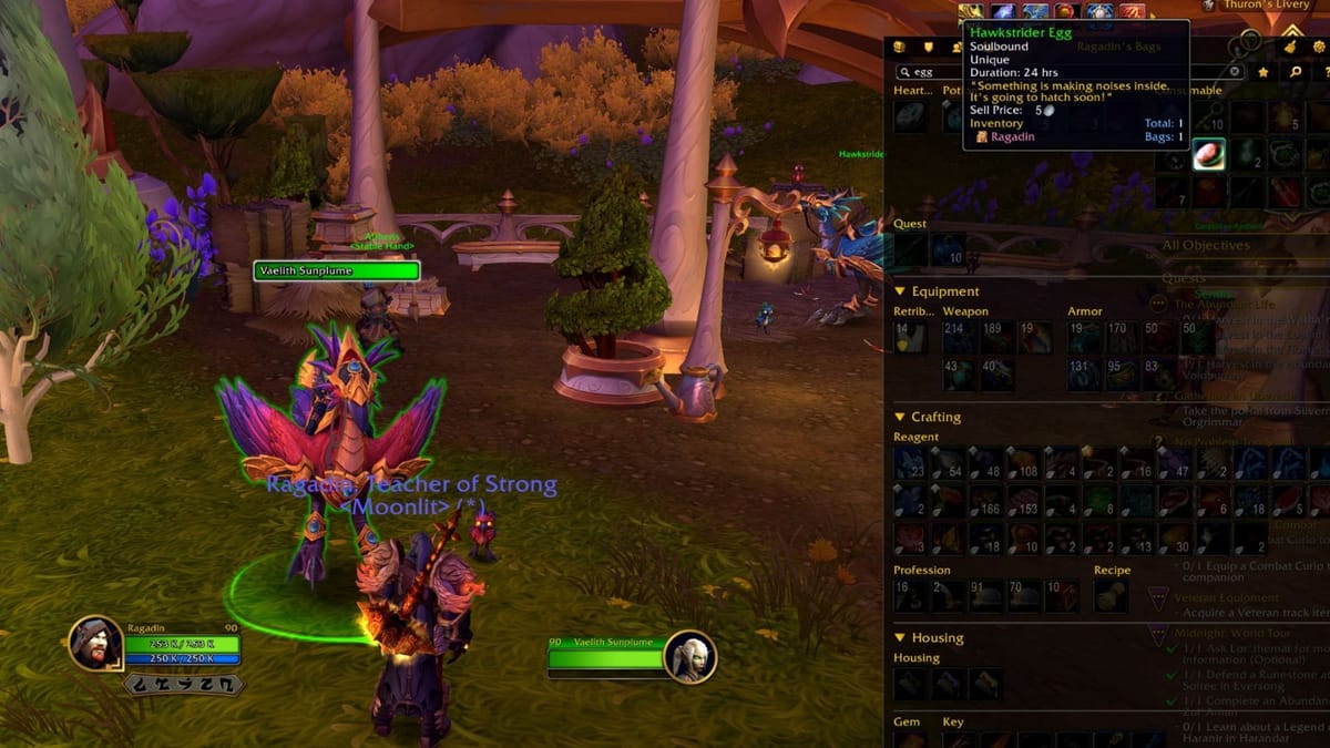 WoW Midnight: How to get Hawkstrider Hatchling pet (One Adventurous ...