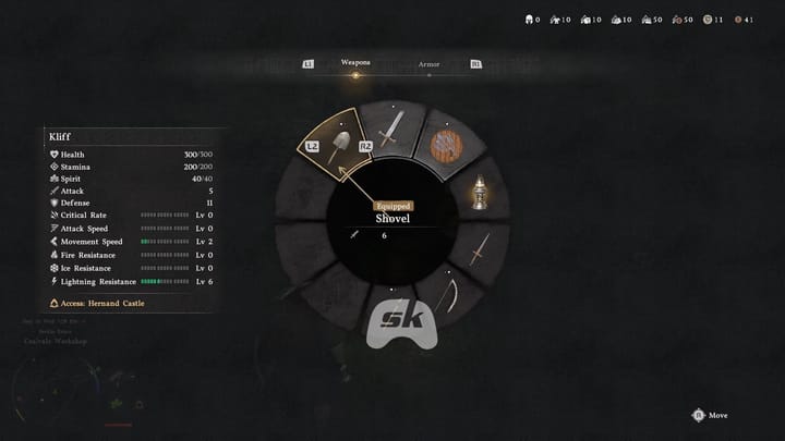 How to shovel in Crimson Desert