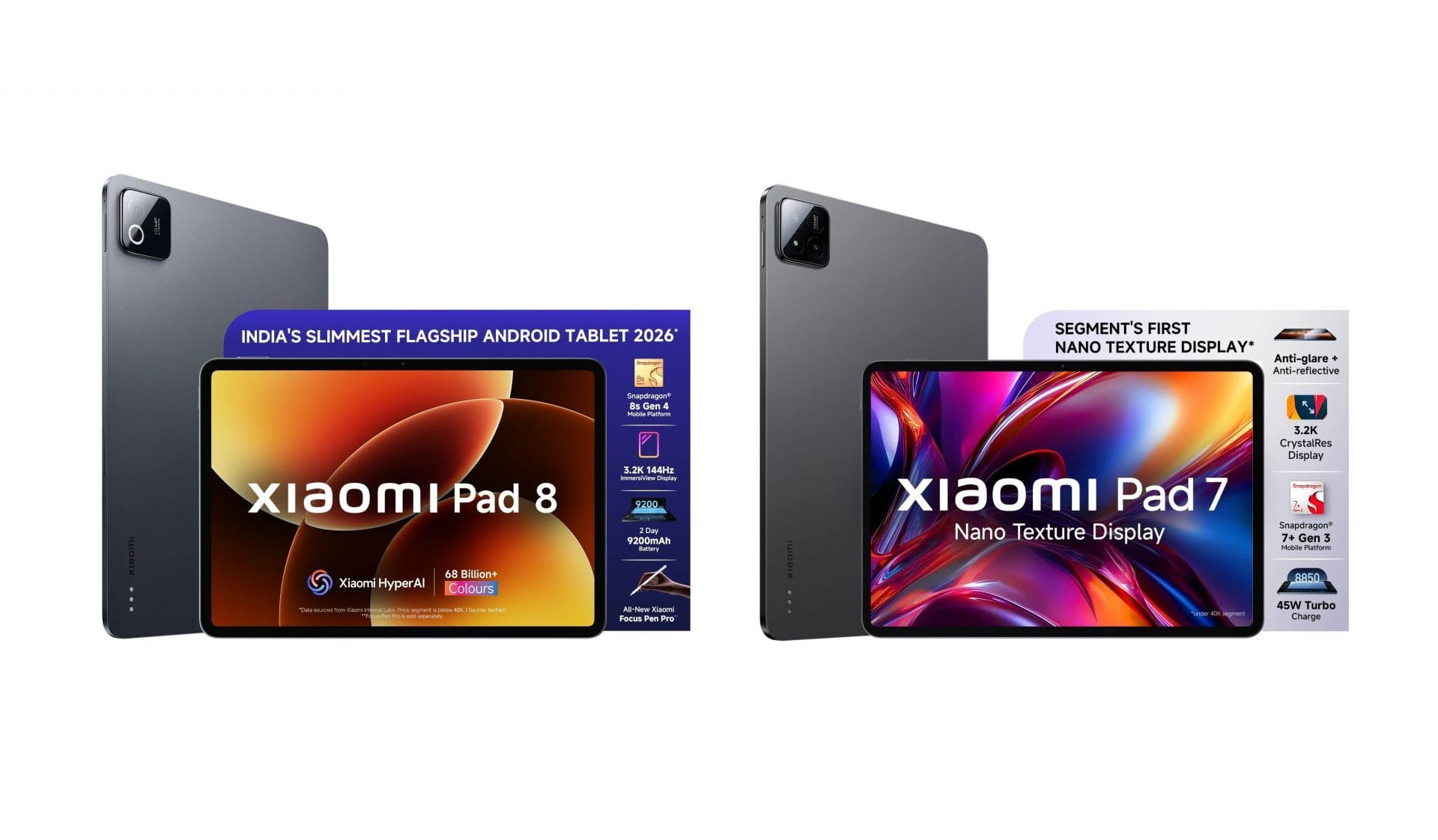 Xiaomi Pad 8 vs Pad 7: Is it worth upgrading to the new-gen tablet?