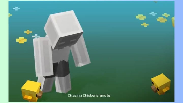 How to get the Baby Chick Slippers and Chasing Chickens Emote Minecraft ...
