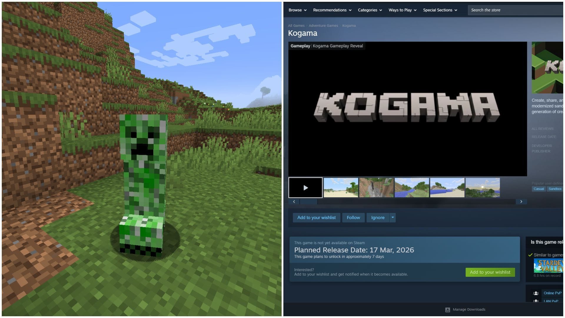 What is Kogama? Unofficial Minecraft Legacy Edition clone appears on ...