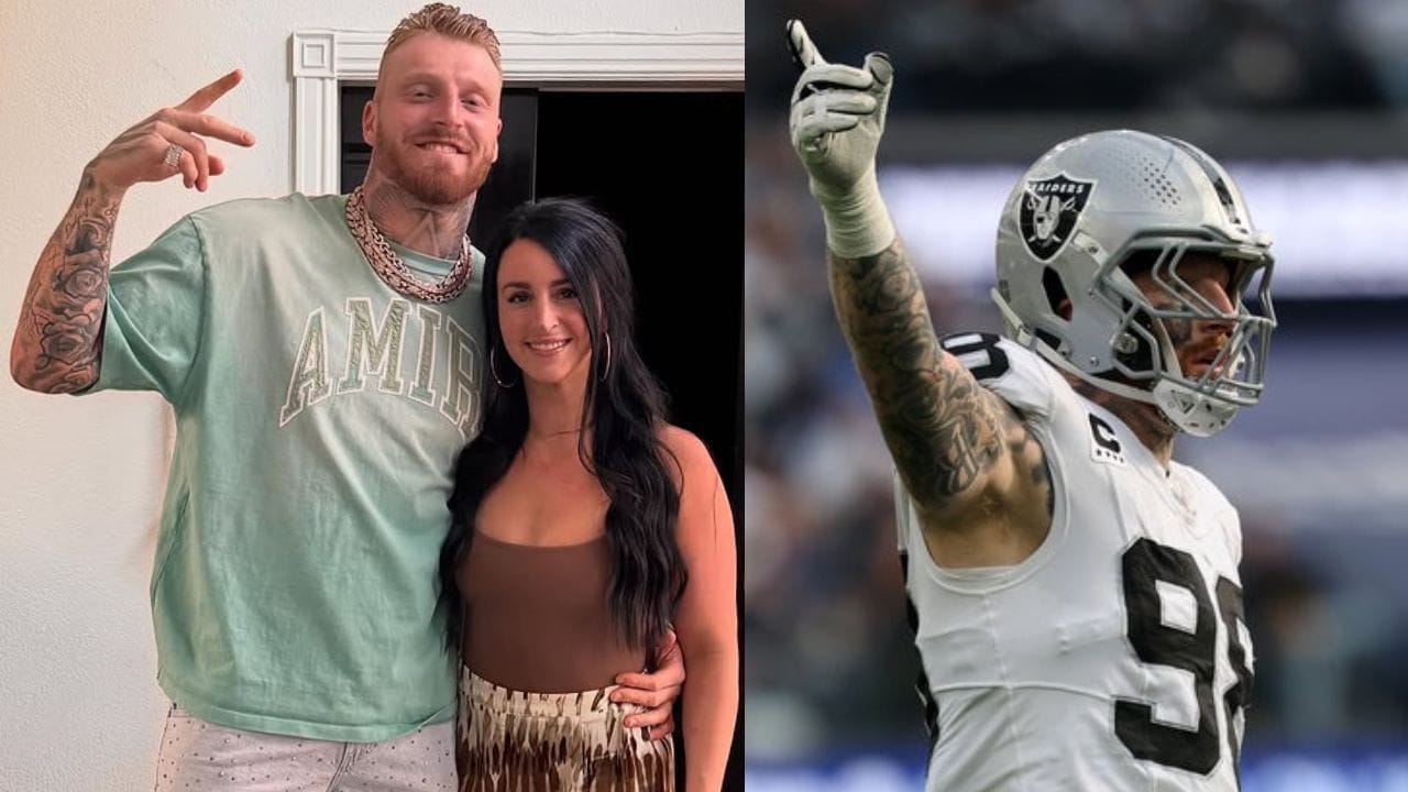 Maxx Crosby's wife Rachel has 4-word reaction on moving to Baltimore ...