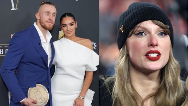 George Kittle’s wife Claire makes feelings known on Taylor Swift’s ...