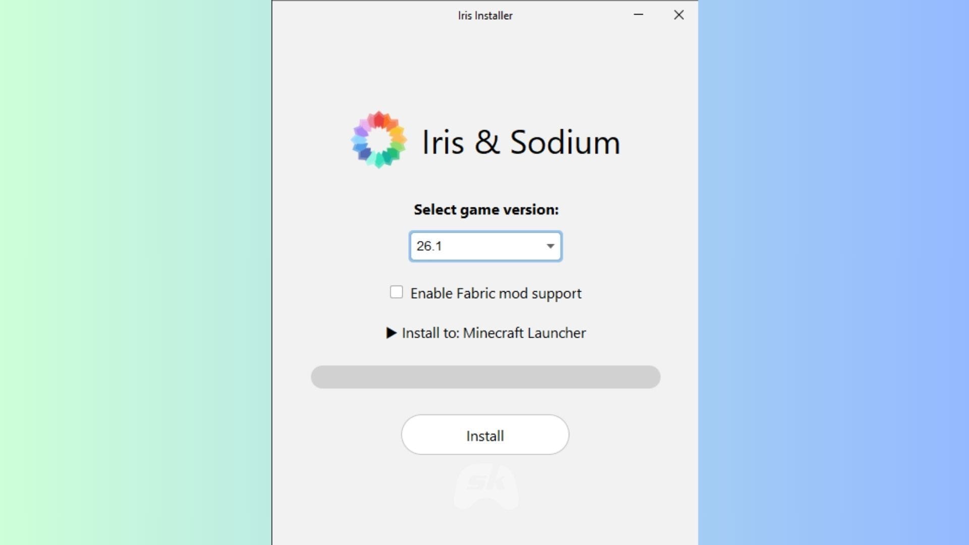 How to download Minecraft 26.1 Iris Shaders