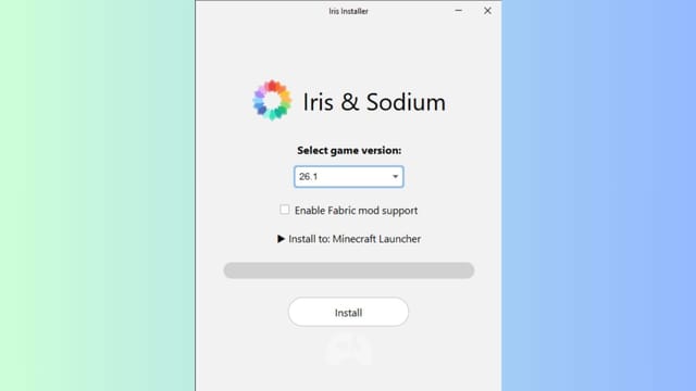 How to download Minecraft 26.1 Iris Shaders
