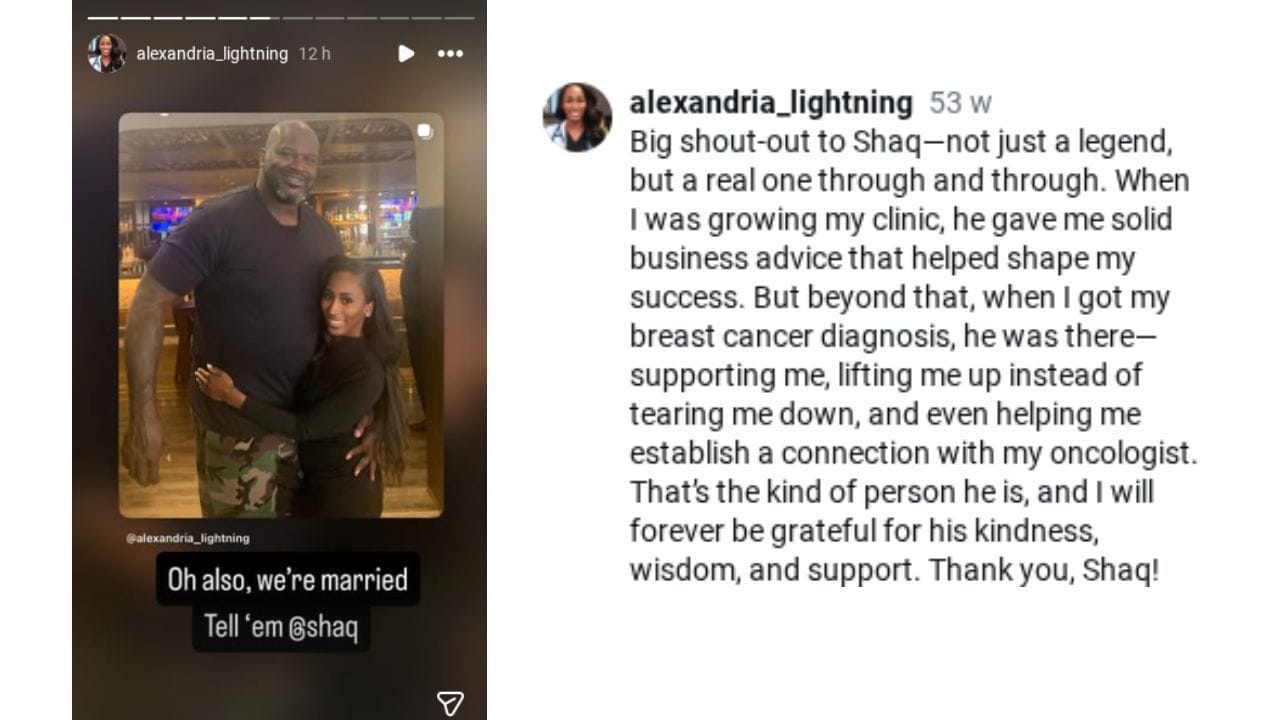 Dr. Alexandria Lightning jokingly drags Shaquille O'Neal into drama as ...