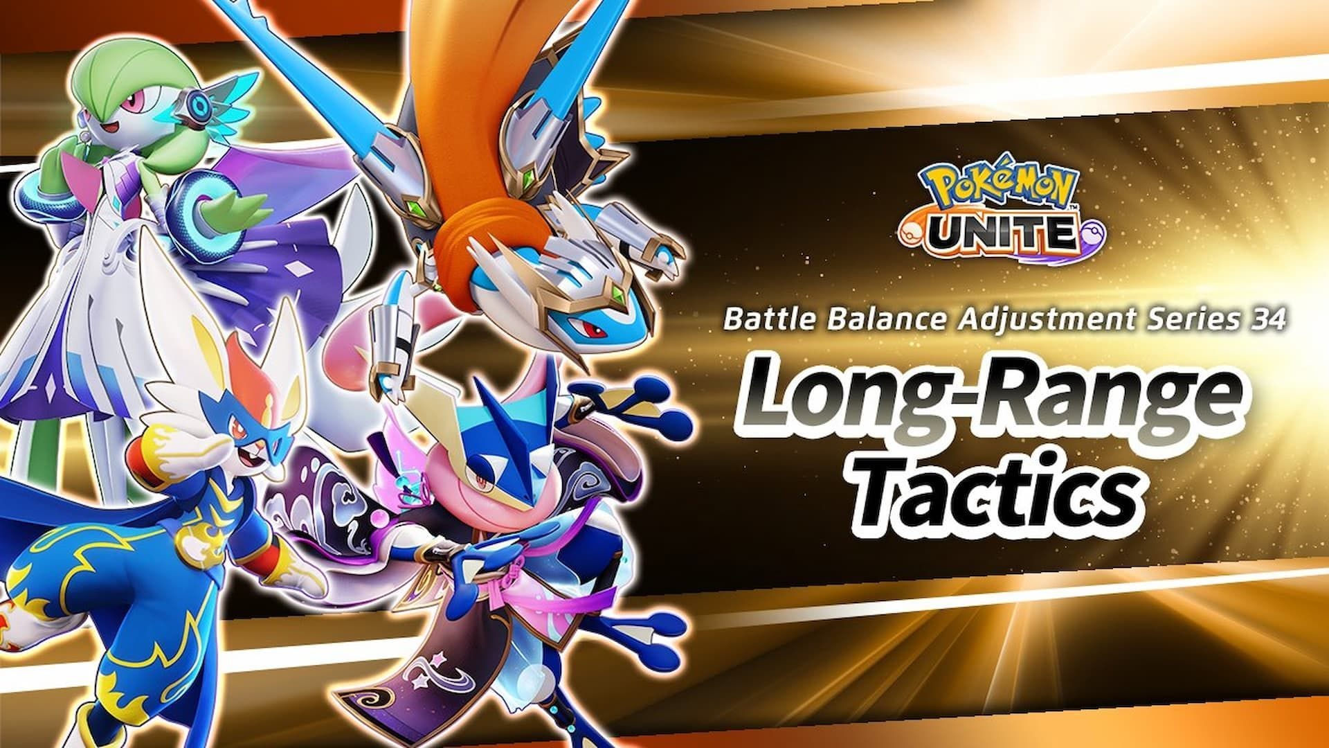 Pokemon Unite Long-Range Tactics: Release date, balance updates, and more