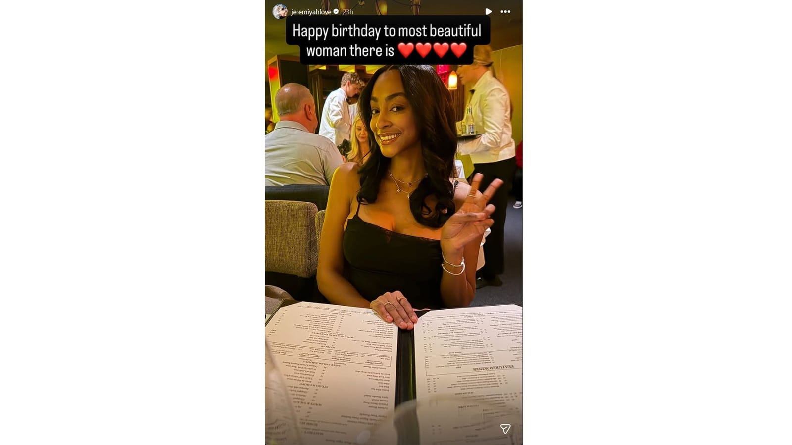 Jeremiyah Love's gf shows off special birthday look as star RB drops ...