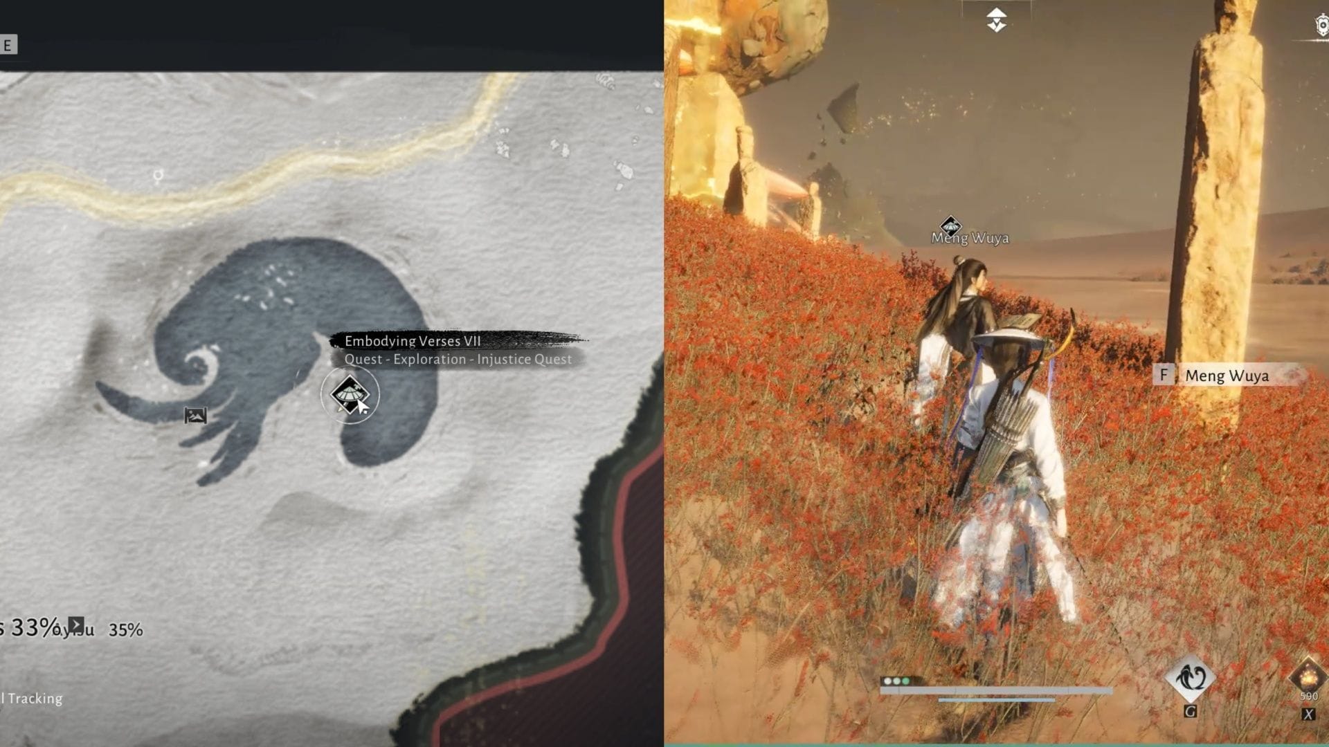 How to complete Embodying Verses quest in Where Winds Meet Hexi update