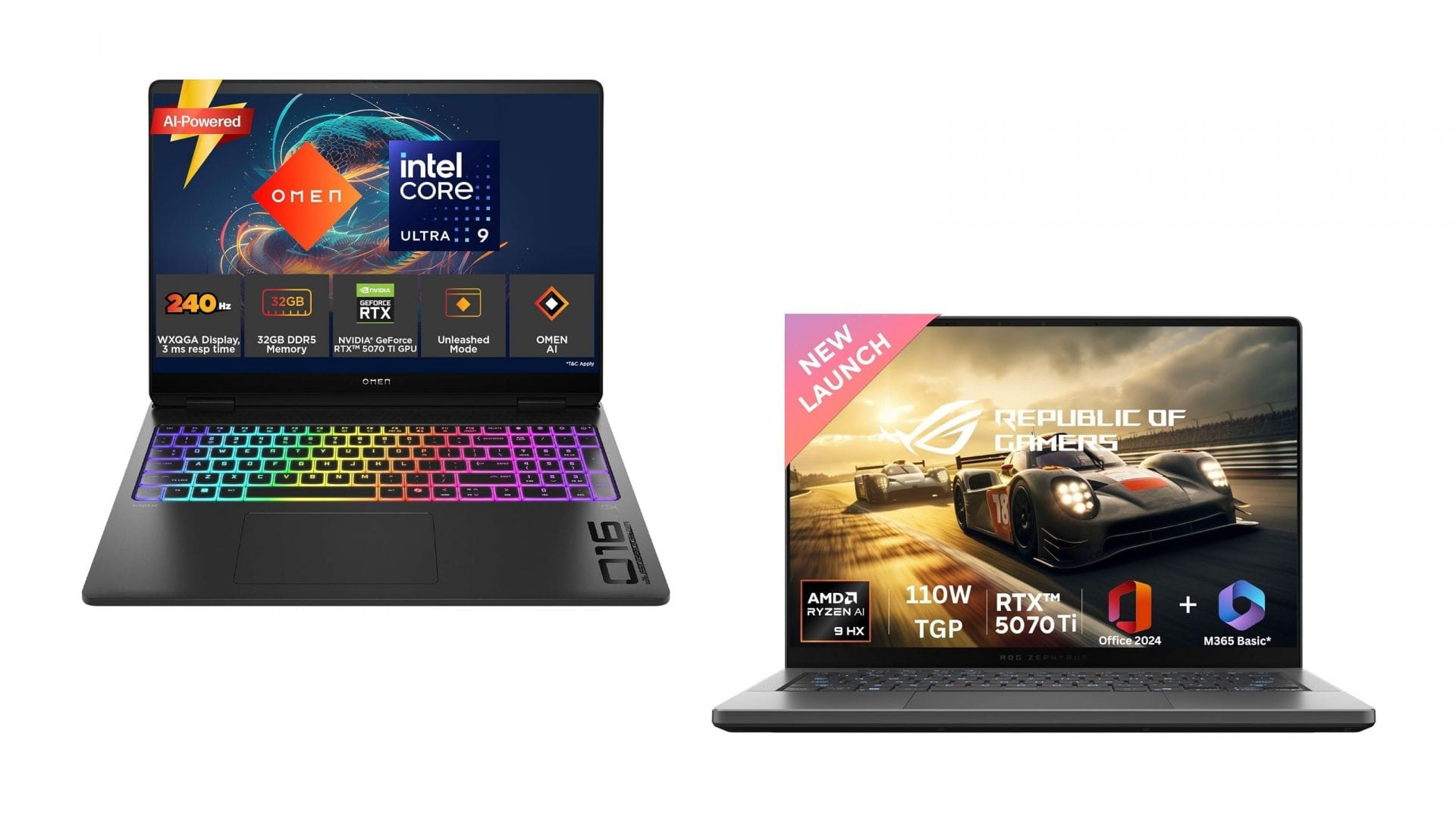 HP Omen 16 Max vs ASUS ROG Zephyrus G14: The battle for the best RTX ...