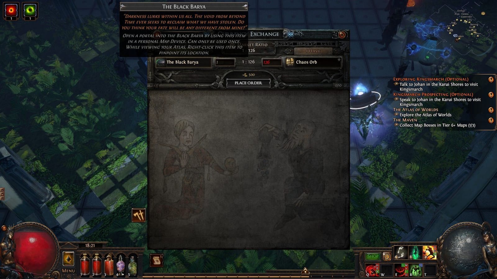 Path of Exile: How to find the Black Barya to fight Saresh