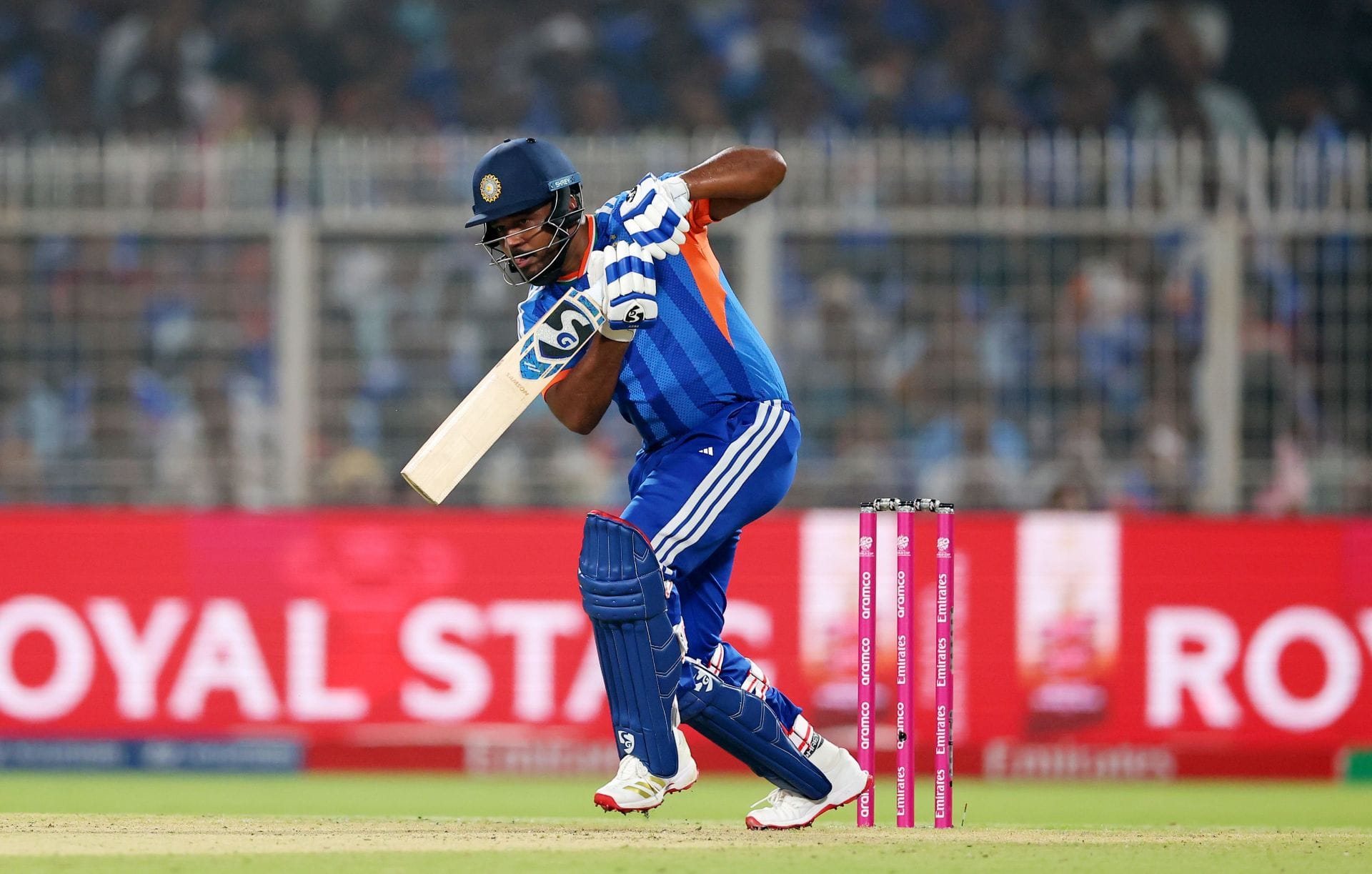 Sanju Samson whacks Akeal Hosein for a big six in 17-run over in IND vs ...