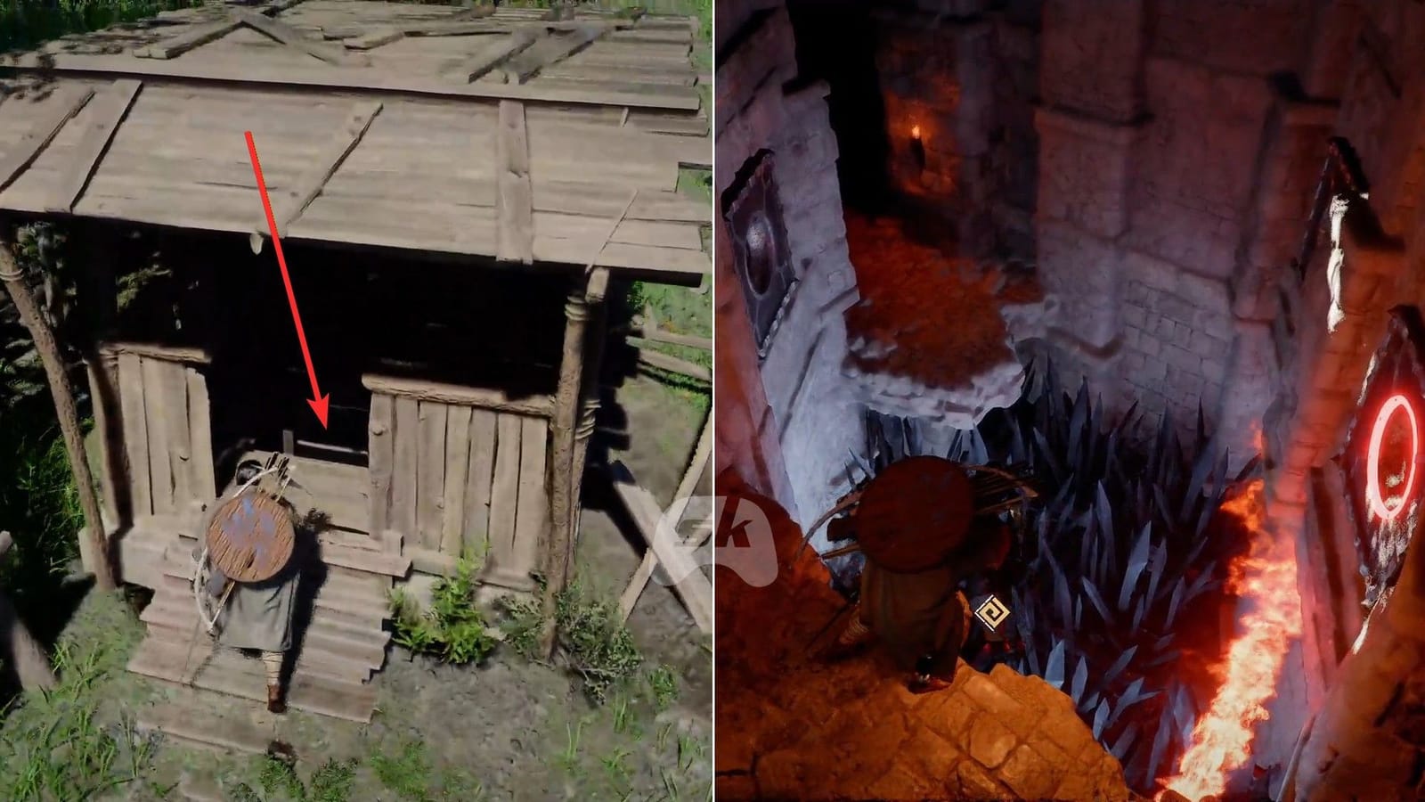 How to get past the fire and solve the Azure Moon Labyrinth Ruins ...