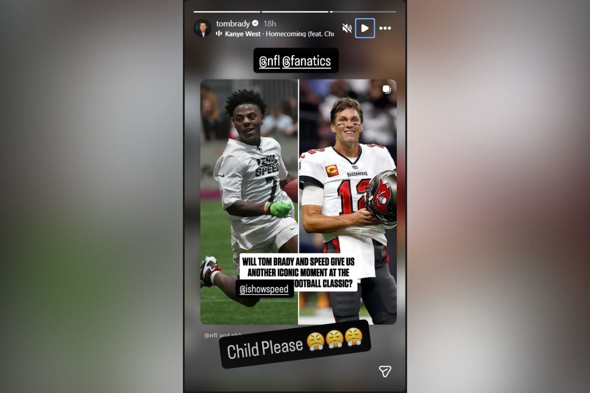 "Child please": Tom Brady clowns streamer IShowSpeed ahead of Fanatics ...