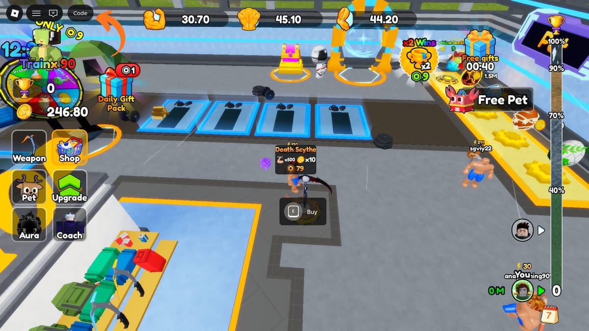 Training To Climb codes (March 2026)