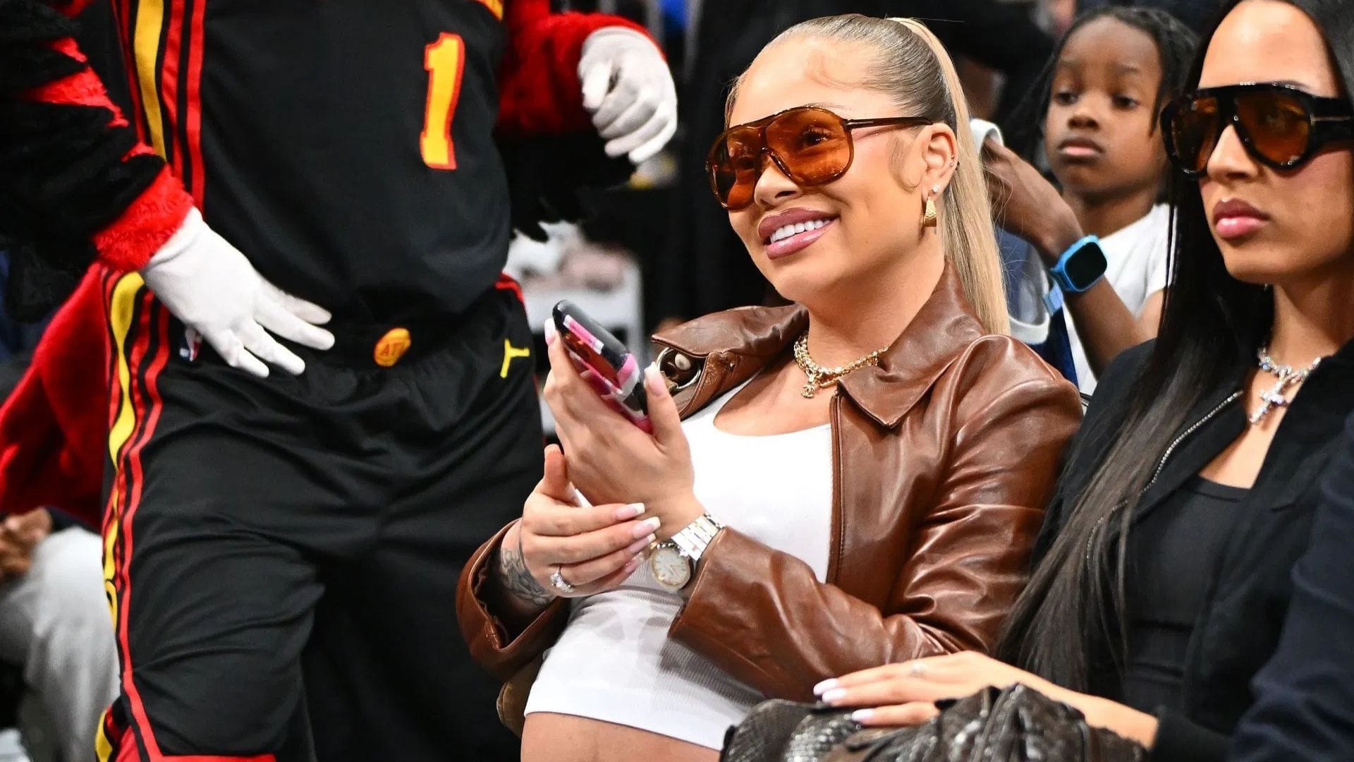 "Big Mama is outside" - NBA fans lose it as Latto turns heads at ...