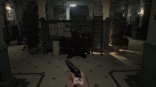 How to kill the Chunk with a glass bottle in Resident Evil Requiem