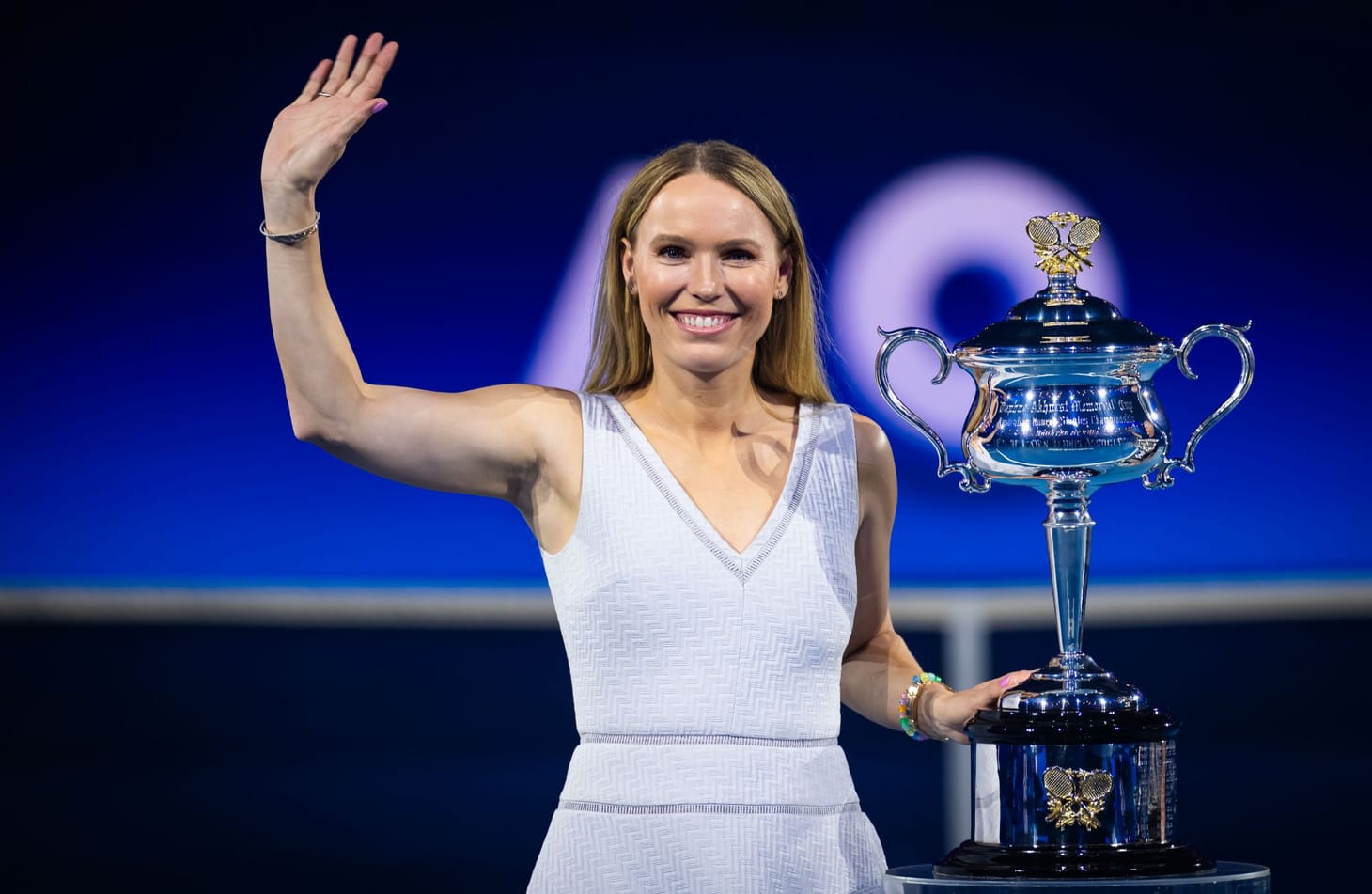 Caroline Wozniacki poses in red bikini, husband David Lee and WTA stars ...