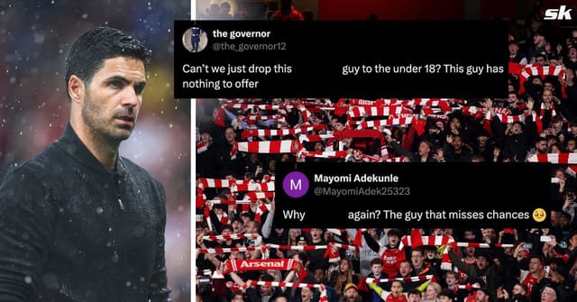 “Guy has nothing to offer” - Arsenal fans slam decision to name 2 ...