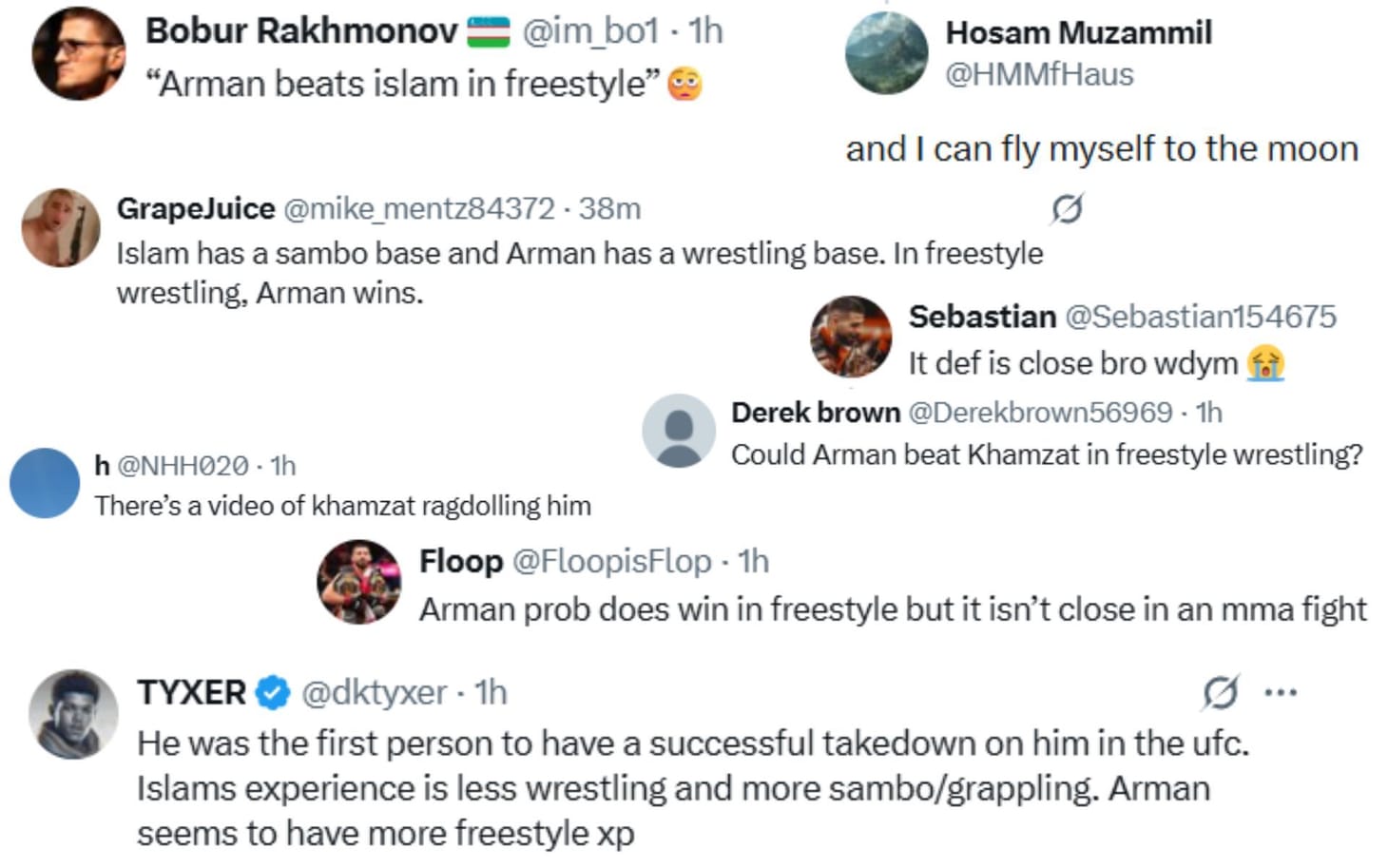 "And I can fly myself to the moon" - Fans react as Arman Tsarukyan ...
