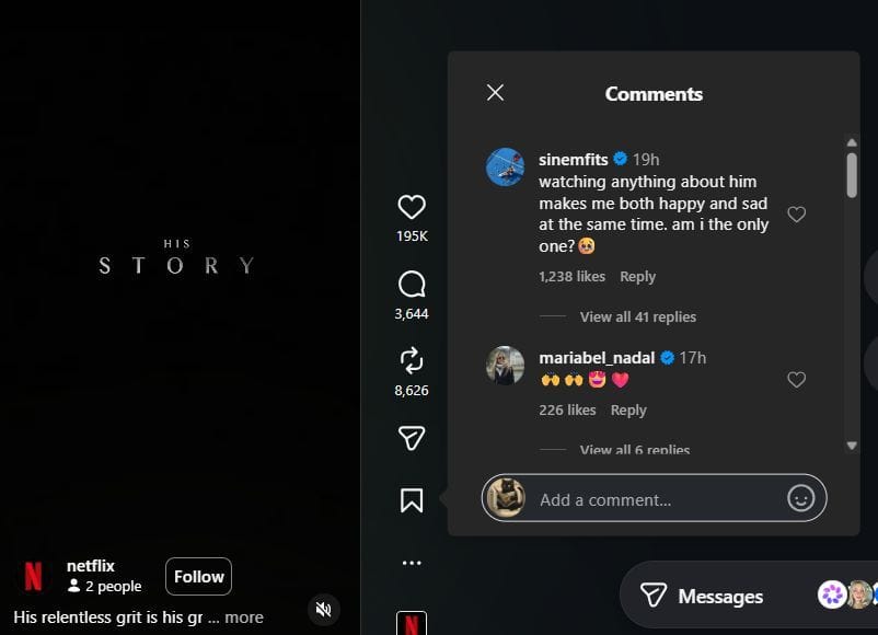 Rafael Nadal's sister Maribel drops first reaction as Netflix announces ...