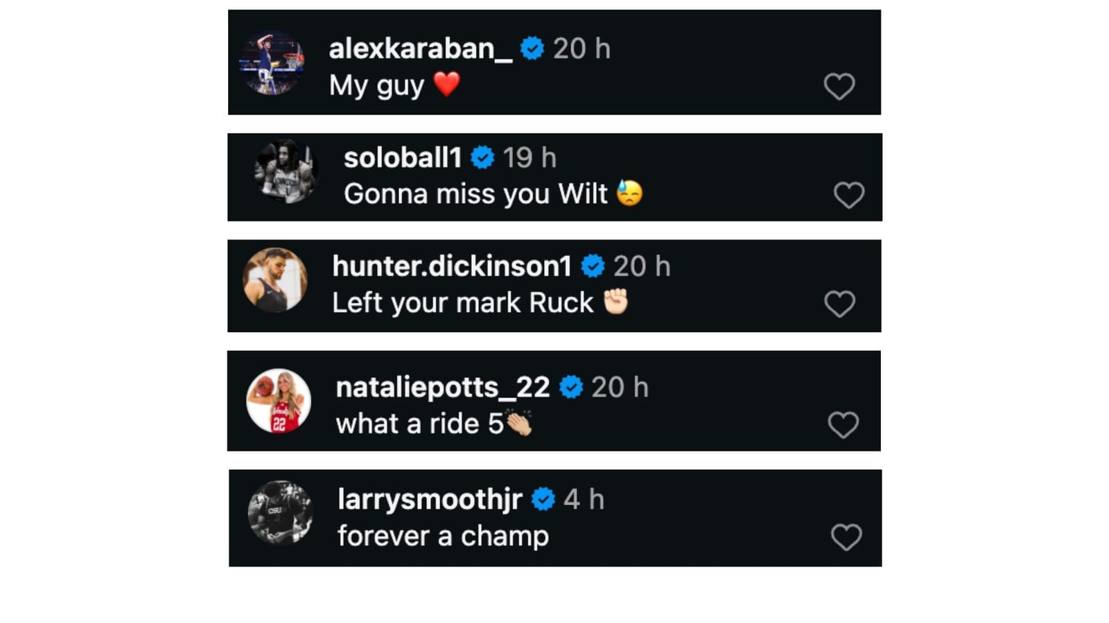 Solo Ball, Hunter Dickinson, Alex Karaban & more CBB stars react as ...