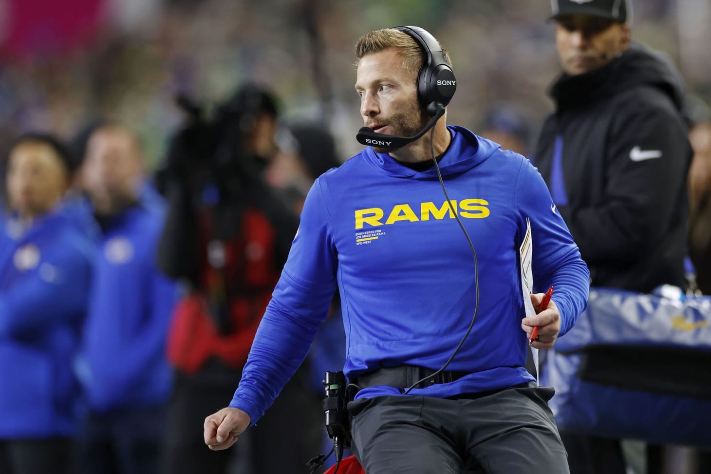 "What’s he smirking at": Sean McVay questions 49ers GM John Lynch’s ...