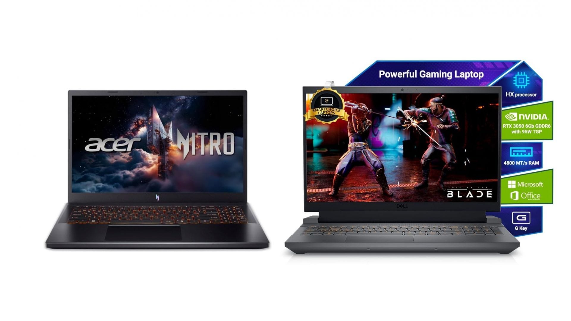 Dell G15 vs Acer Nitro V 15: Which gaming laptop should you choose for ...