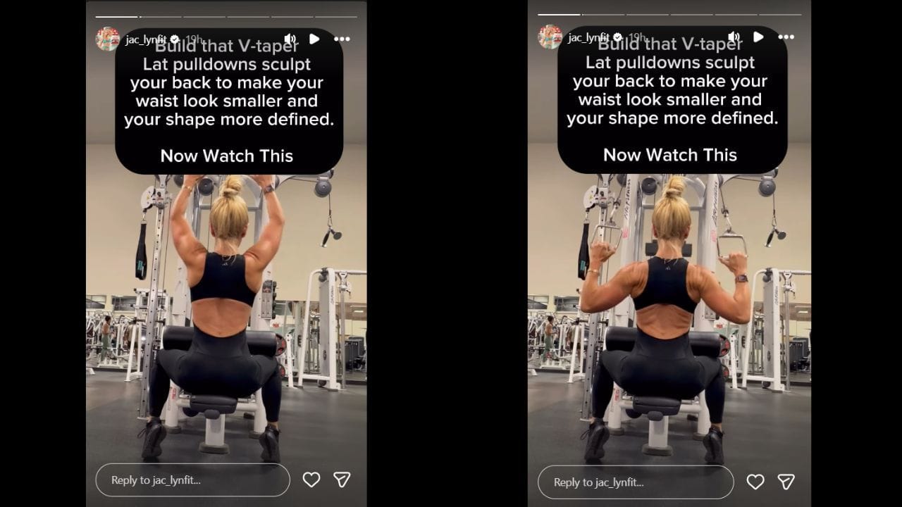 Alex Rodriguez’s girlfriend Jaclyn Cordeiro flexes her back muscles in ...