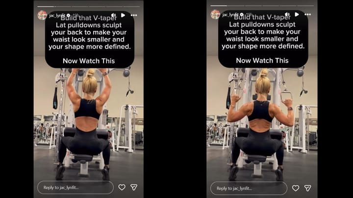 Alex Rodriguez’s girlfriend Jaclyn Cordeiro flexes her back muscles in ...